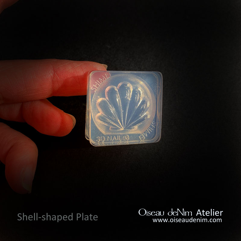 Shell Shaped Plate - Oiseau deNim Miniatures