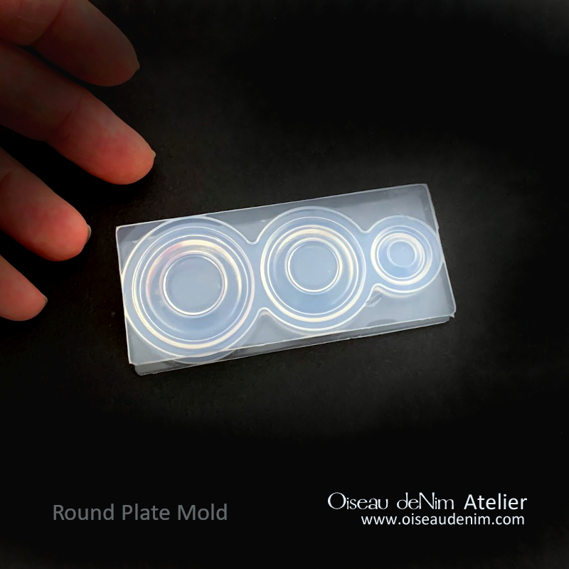 Round Plate Version 4 - Oiseau deNim Miniatures
