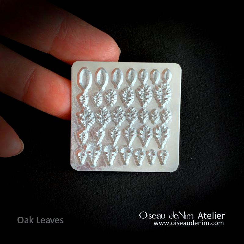 Miniature Oak Leaf Cutter - Oiseau deNim Miniatures