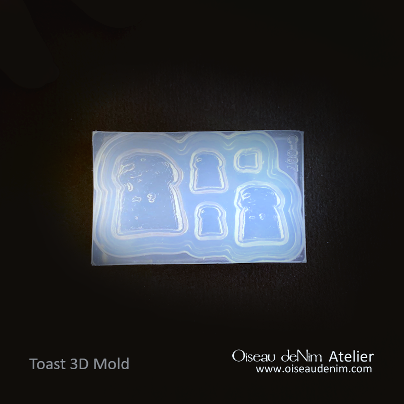 Toast 3D Mold - Oiseau deNim Miniatures